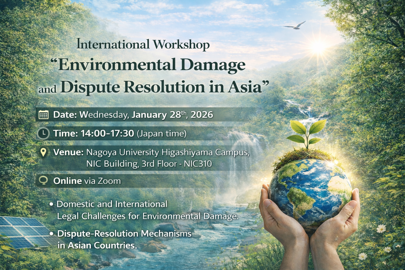 Workshop: Environmental Damage and Dispute Resolution in Asia | News ...